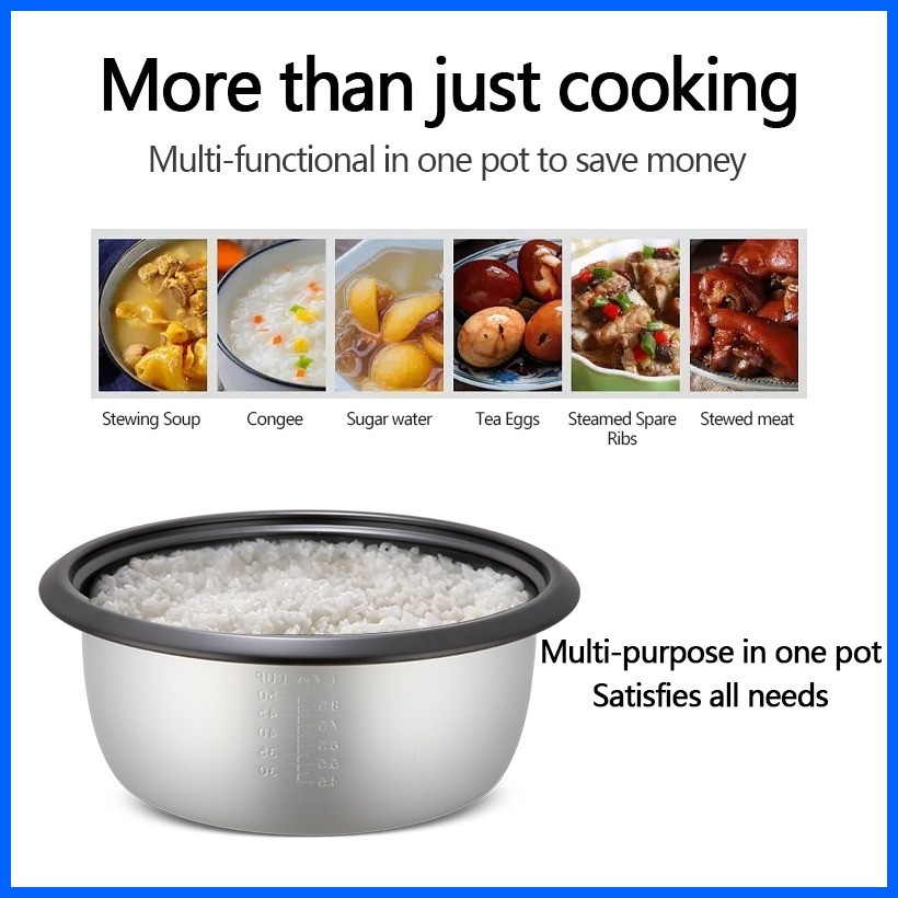 Commercial rice cooker multi cooker rice cooker with steamer big size ...