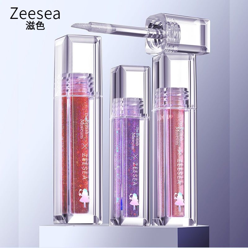 ZEESEA Liquid Eyeshadow Alice Glitter Glitter Big Glitter Polarized Diamond Glitter Highlight ...
