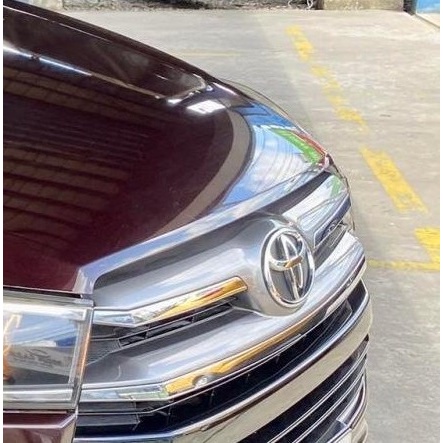 ♞Toyota Innova 2016-22 Hoodlip Chrome Cover Hood Lid Lip End Hoodlid ...