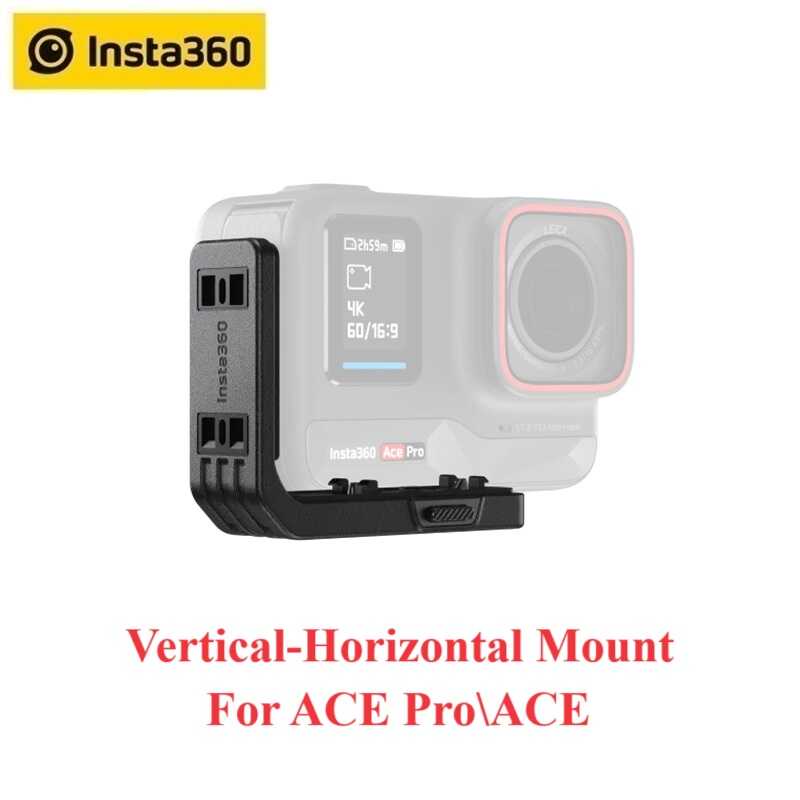 Insta360 Vertical- Horizontal Mount For Ace Pro\ Ace Insta 360 Original ...