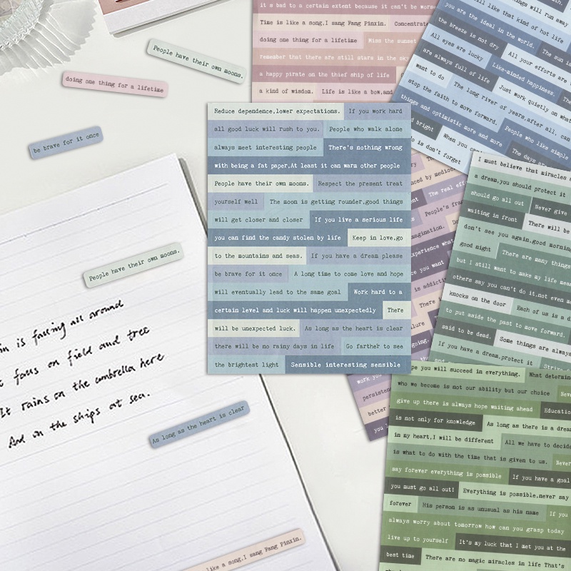 Sticker Introduction Suitable for Art Diary DIY Notebook Collage Photo ...
