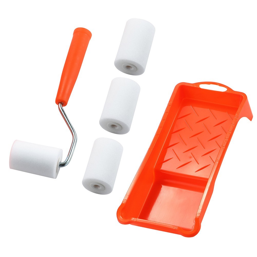 TBTOPONE ️2 Inch Small Paint Roller Kit High-Density Foam Paint Roller ...