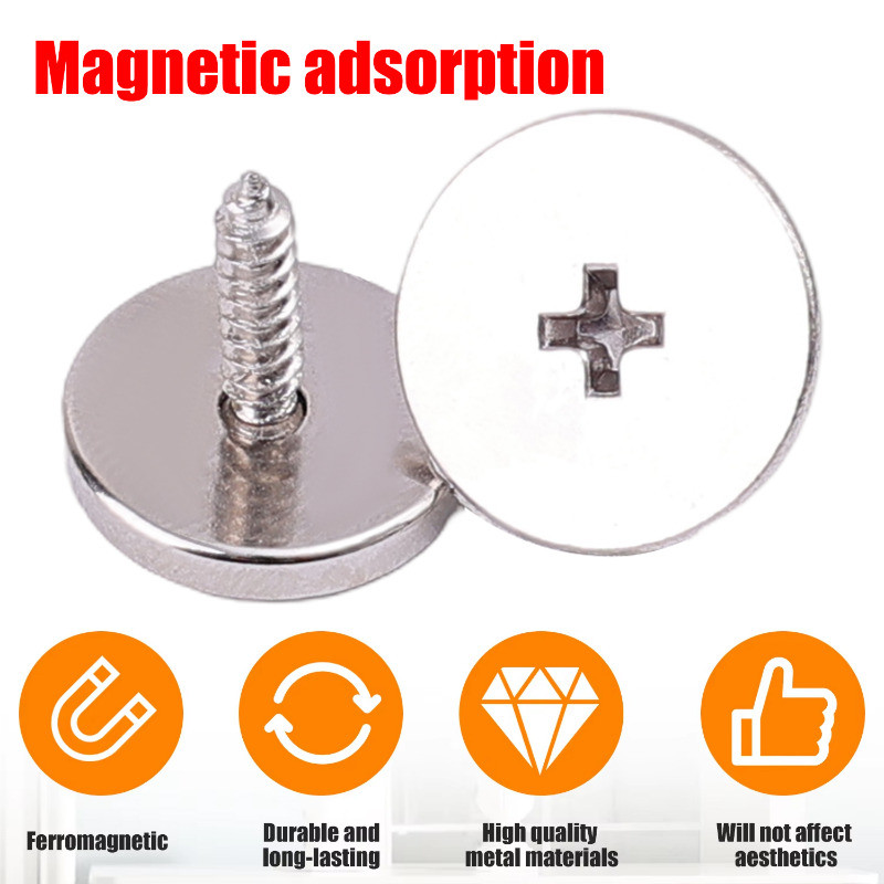 Magnetic Cabinet Catches Latch - Drawer Cupboard Door Magnet Clasps ...