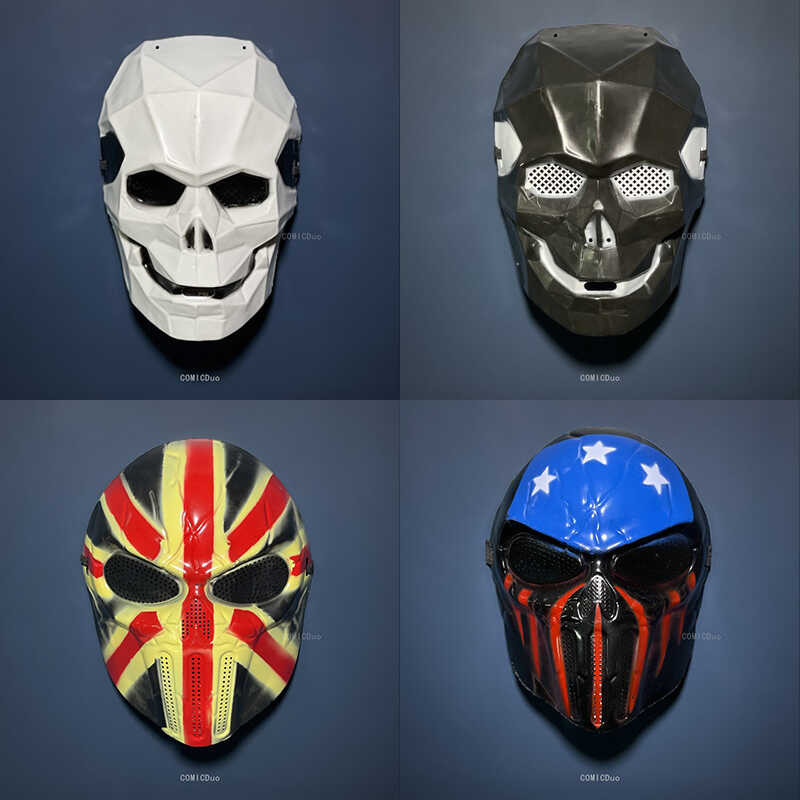 Chieftain American Skeleton Knight Full Face Plastic Field Zombie ...