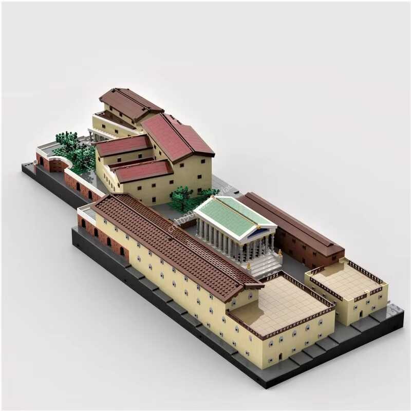 Modular Moc Building Block ROMA City Architecture Brick Set Classic ...