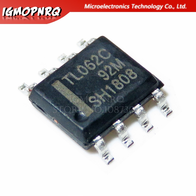 10pcs TL062C TL062 TL062CDR SOP-8 Operational Amplifiers - Op Amps Dual Lw Pwr JFET Op new ...