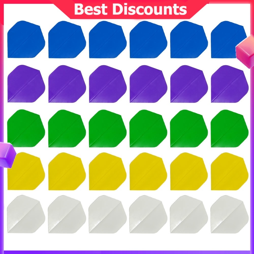 6PCS Dart Pin Flights Wing Tails Standard Shape (6 Types Available ...