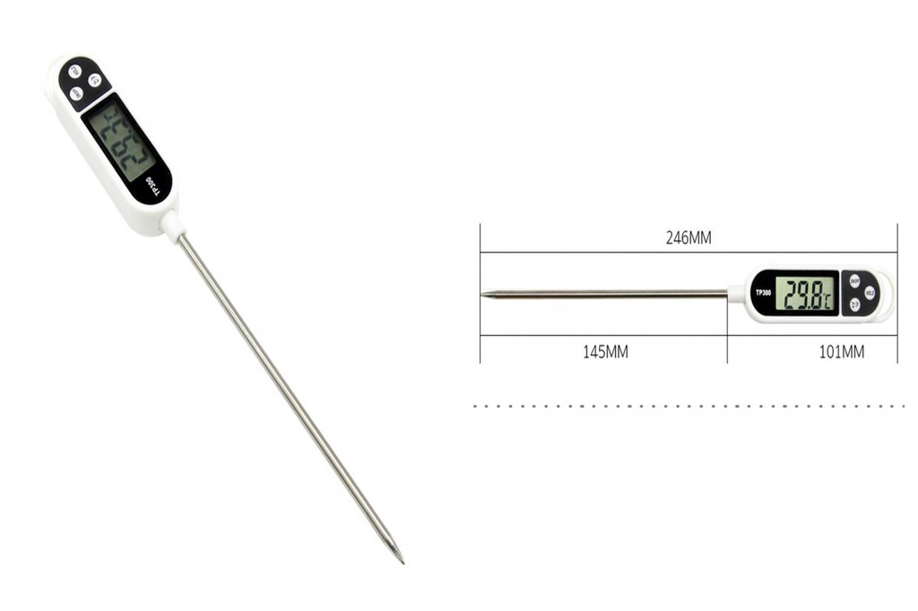[RB] Thermometer Probe Anti-rust Digital Food Thermometer Electronic ...