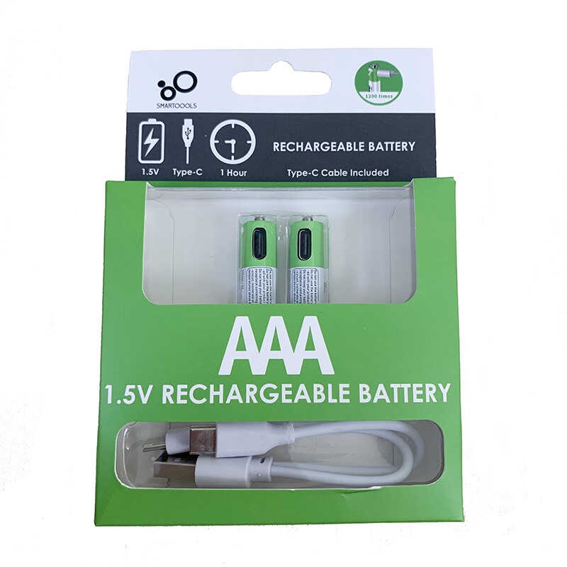 Bagong paketeng USB AAA Rechargeable Batteries 1.5V 750 mWh li-ion ...