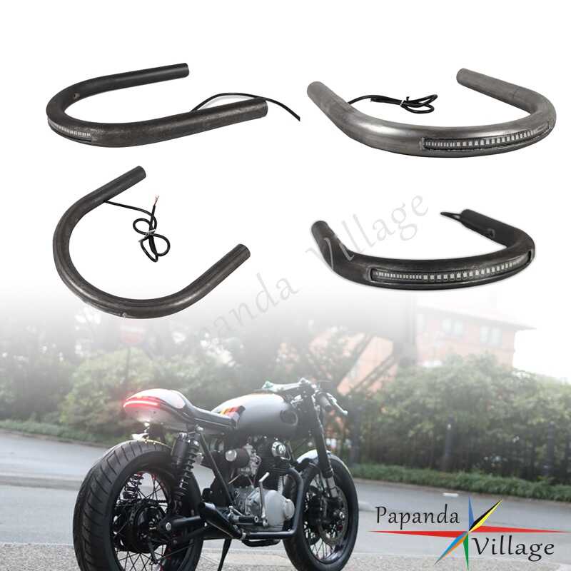 Motorcycle Flat Upswept Rear Seat Loop Cafe Racer Modified Frame Hoop ...
