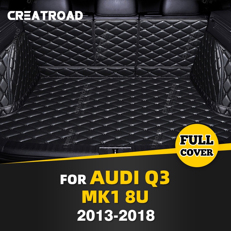 Auto Full Coverage Trunk Mat For Audi Q3 MK1 8U 2013-2018 17 16 15 14 ...
