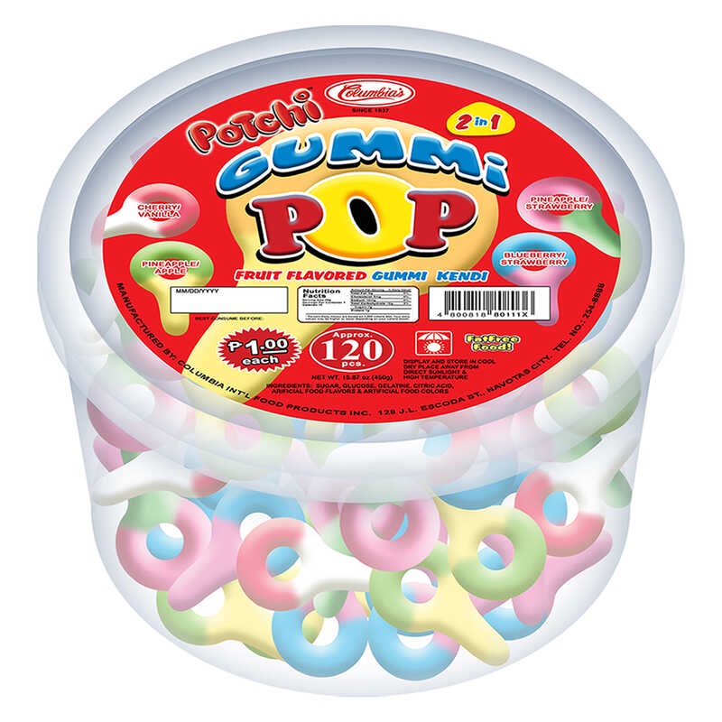 Potchi Gummi Pop Jar 450G | Shopee Philippines