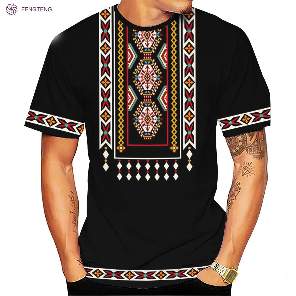 Black Dashiki Shirt/Indian/Batik/Bohemian/Boho/Ethnic/African/Tribal ...