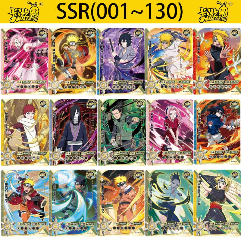 30Pcs KAYOU Naruto SSR Cards Full Set Series Collection Cards Anime ...