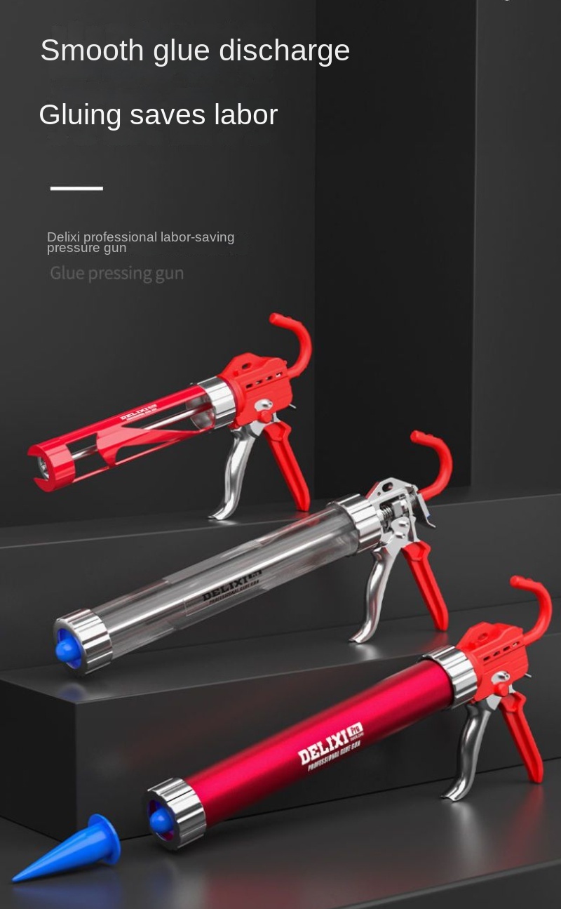 Silicon Sealant Gun Automatic Glue Breaking Labor-Saving Silicon Sealant Gluing Gun Eleven ...