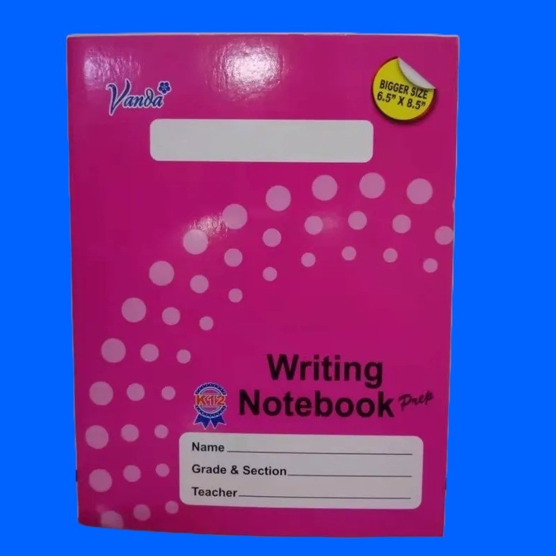 DAISY School Supplies K12 Vanda Notebook Prep,Writing Notebook 1,2,3 ...