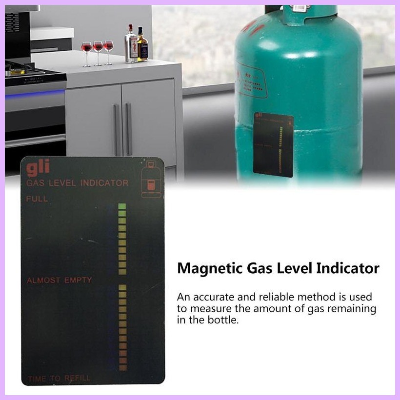 Magnetic Gas Level Indicator Propane Butane LPG Fuel Gas Tank Level ...