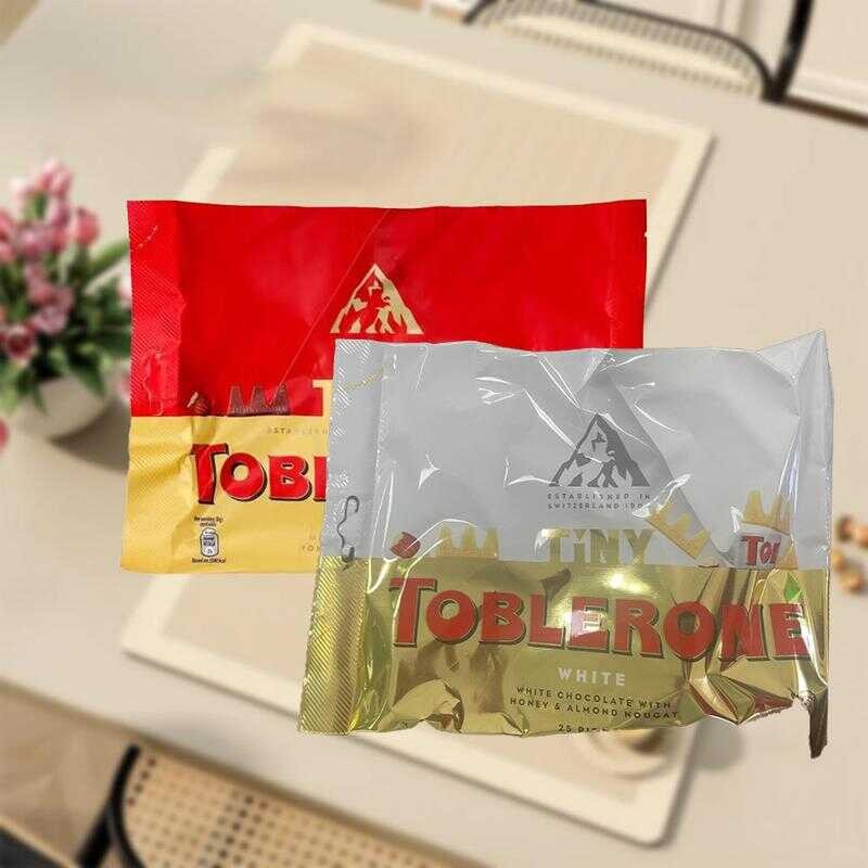 Toblerone Tiny Milk Chocolate 20-25Pcs Snack Dessert Mini Self ...