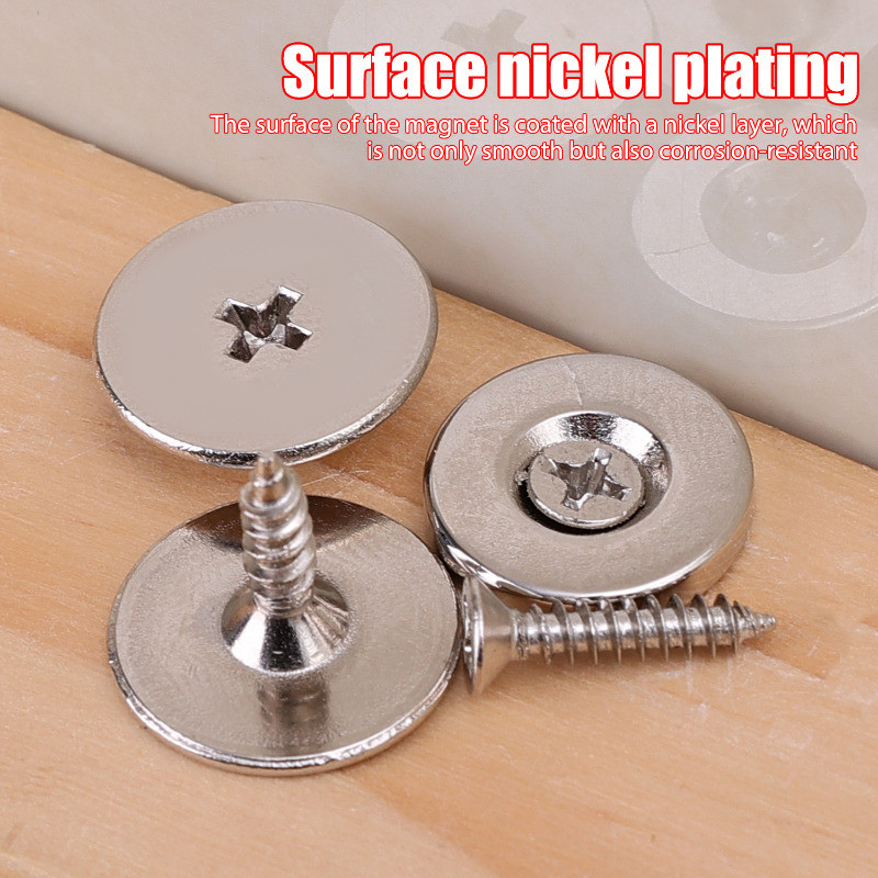 Magnetic Cabinet Catches Latch - Drawer Cupboard Door Magnet Clasps ...