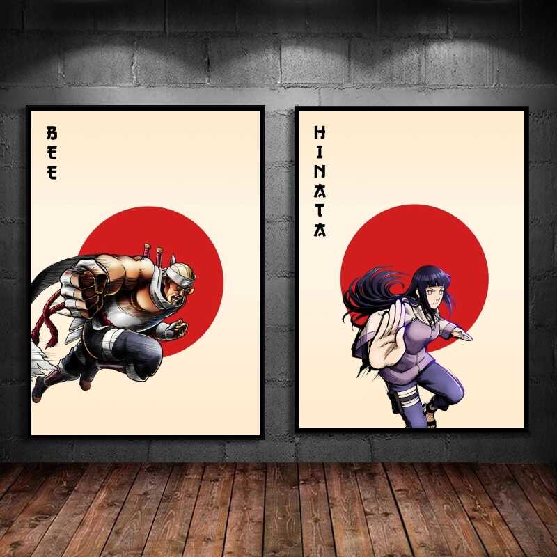Hot Anime Poster Naruto killer Bee Wall Art Modular Painting Birthday ...