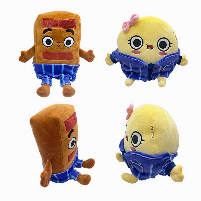 Cute Choco And Pancake Plush Kawaii Anime Chocolate Plushies Doll ...