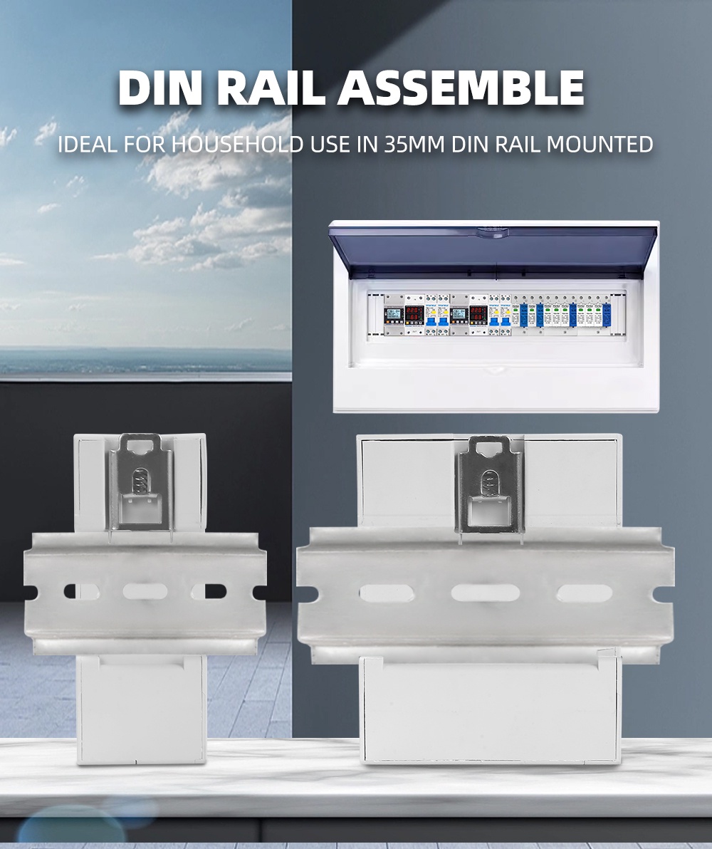 AC SPD Din rail 1P+NPE 3P+NPE 50KA T1 T2 385V 275V 255V House Surge Protector Protective Low ...