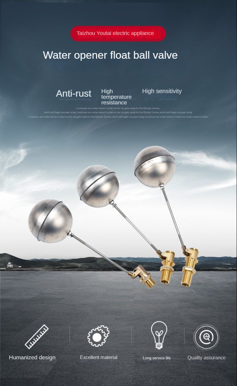 Water Boiler Float Ball Valve Rice Steamer 4 Points Inlet Valve Door ...