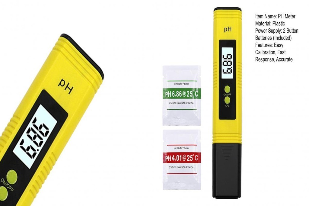 GH| Ph Meter Easy Calibration Ph Meter High Accuracy Digital Ph Tester ...