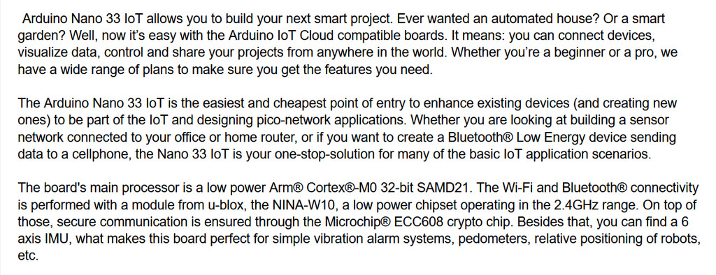 Arduino Nano 33 Iot With Headers Abx00032 Abx00027 Shopee Philippines
