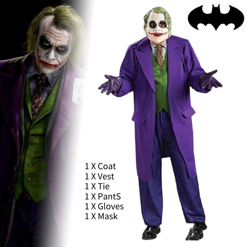 Cosplay Costume Inspired By Dark Knight Joker Heath For Ledger ...