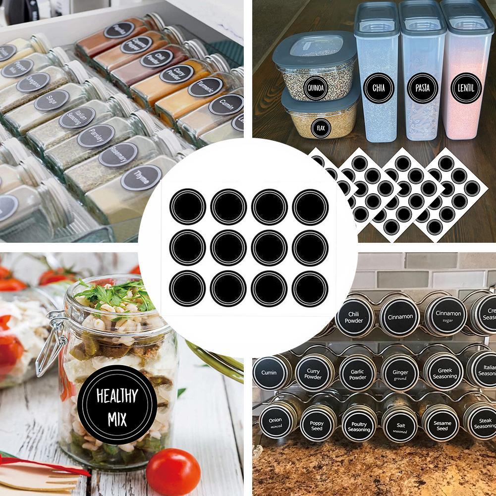 Reusable Container Jam Labels Kitchen Erasable Seasoning Boxes Tags ...