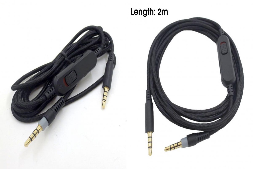 [calcutta] Plug Play Audio Cable Headphone Extension Audio Cable Replacement Noise Reduction for ...