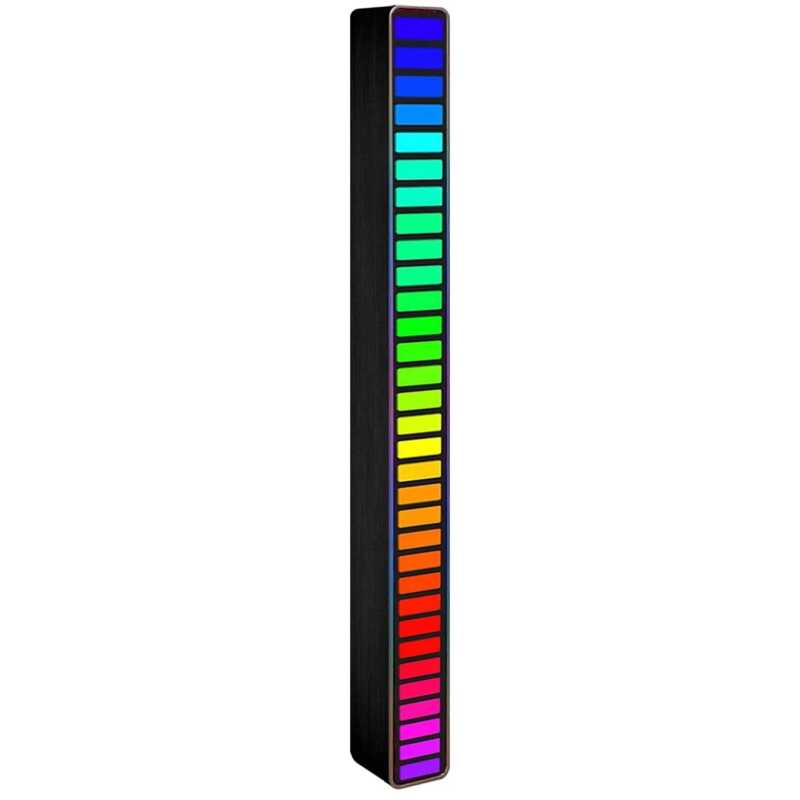RGB Sound Control Rhythm Lights, 32 LED 18 Colors Audio Spectrum ...