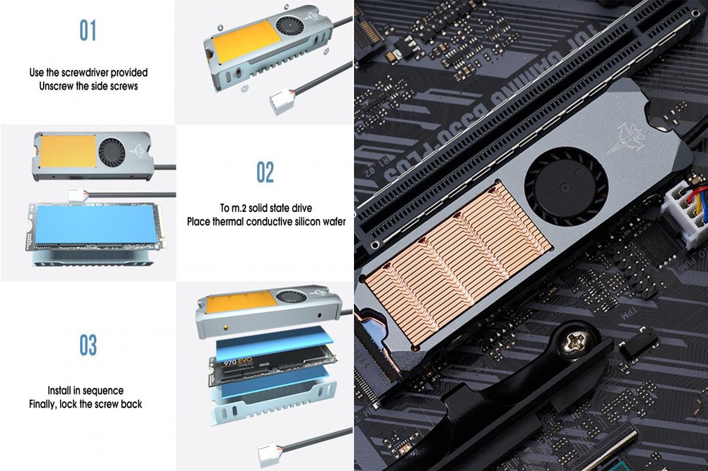 [RB] Durable SSD Cooler SSD Hard Disk Thermal Pad Good Conductivity for ...