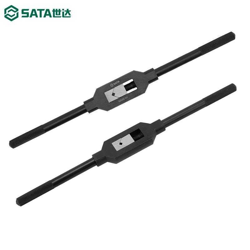 All steel tap wrench set, ratchet, T-shaped tap chuck, manual thread ...