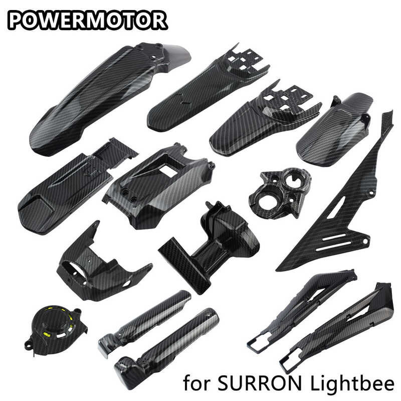 Surron For Light Bee Water Transfer Carbon Fiber Extended Tail Rear ...