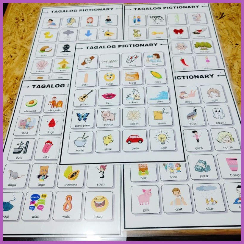 Tagalog Reading bundle educational laminated charts for classroom and ...