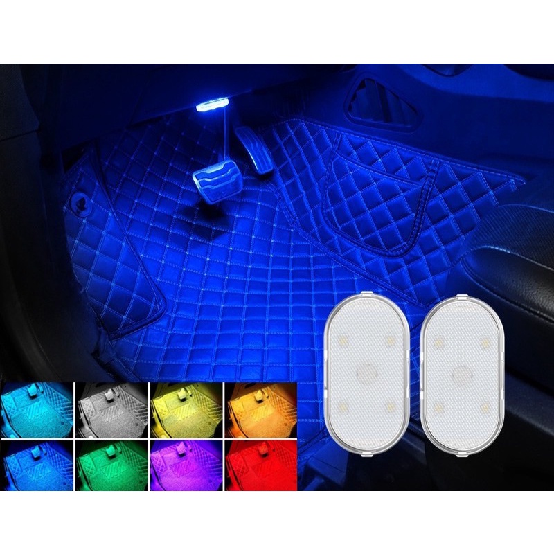 LED Touch Light Car Wiring-Free Mini Ambient Light Wireless Interior ...