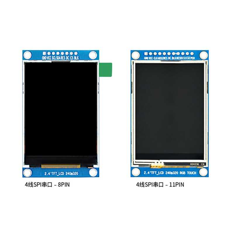 2.4 Pulgada LCD TFT Module 8-Bit 16 Bit MCU Parallel SPI Serial Port Na ... 2.4 Pulgada LCD TFT Module 8-Bit 16 Bit MCU Parallel SPI Serial Port Na ...