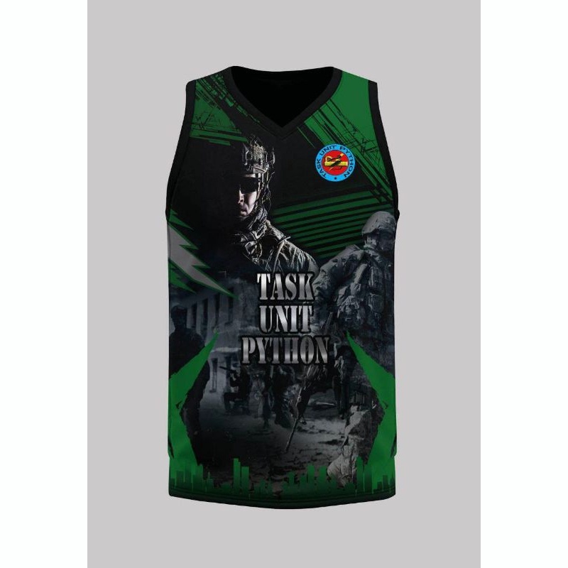 Army jersey basketball jersey task unit python jersey green with short ...