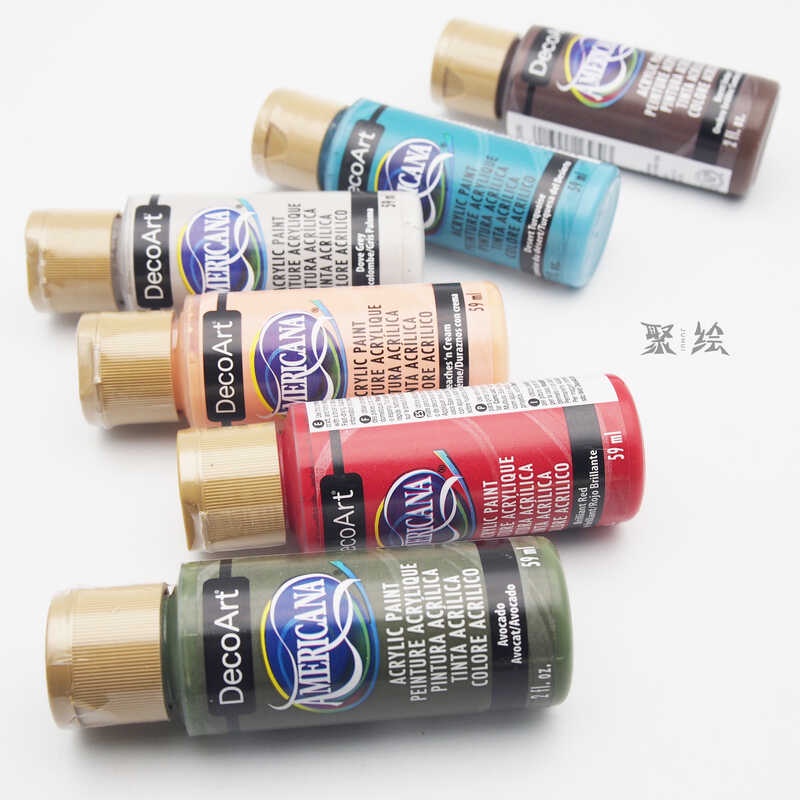 Americana imported DecoArt acrylic paint DA fragrance/gypsum/fluid ...