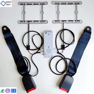 Seatbelt Buckle Latch Speaker Alert Alarm Occupancy Pressure Sensor Set ...