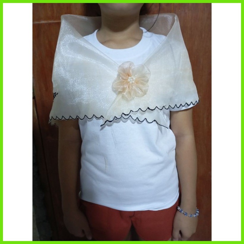 ♂ ♙ Modern Filipiniana Alampay for Kids Simple burda | Shopee Philippines