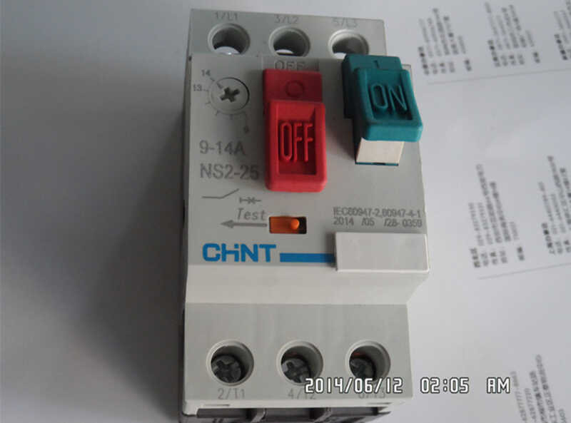 Chint Motor Protector NS2-25 Motor Starter Three phase Motor Overload ...