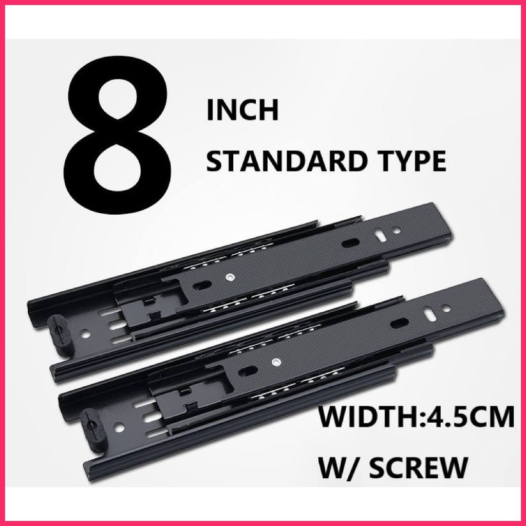 Drawer Slide Soft Close Keyboard Drawer Slide For Desk Drawer Rail Heavy Duty Drawer Guide