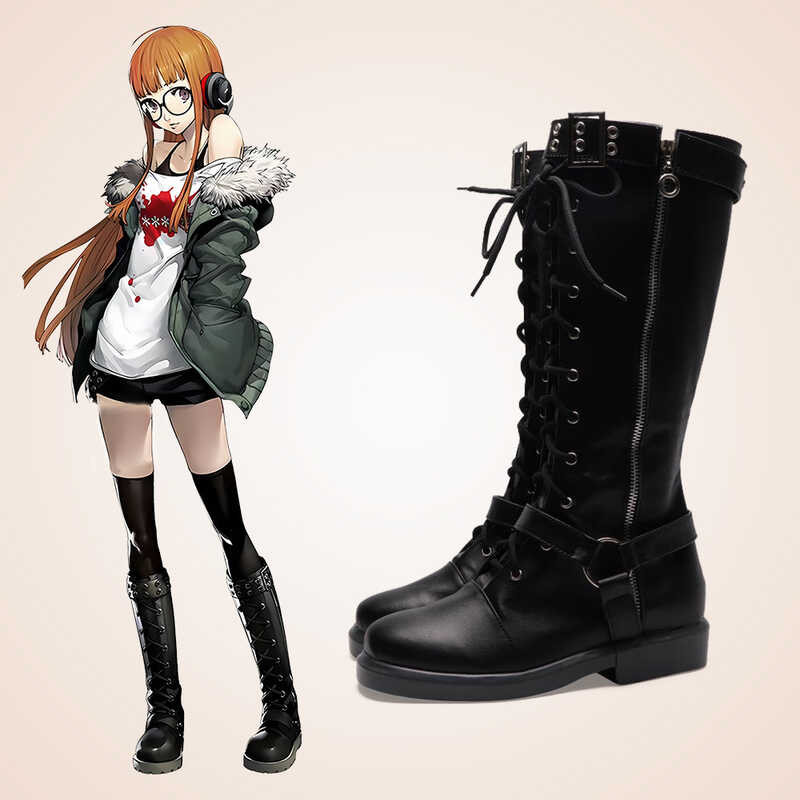 shoes Cosplay boots goddess Persona 5 Sakura Futaba cosplay shoes ...
