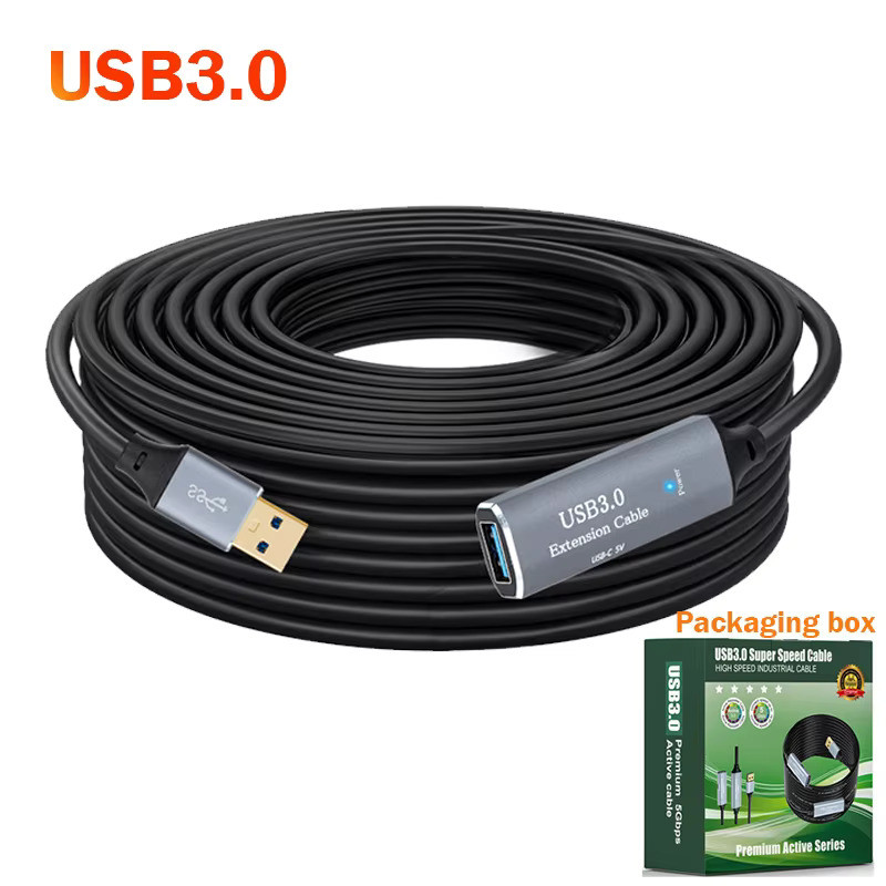 USB3.0 Extension Cord 5M/10M/20M USB Male Female Repeater Extender ...