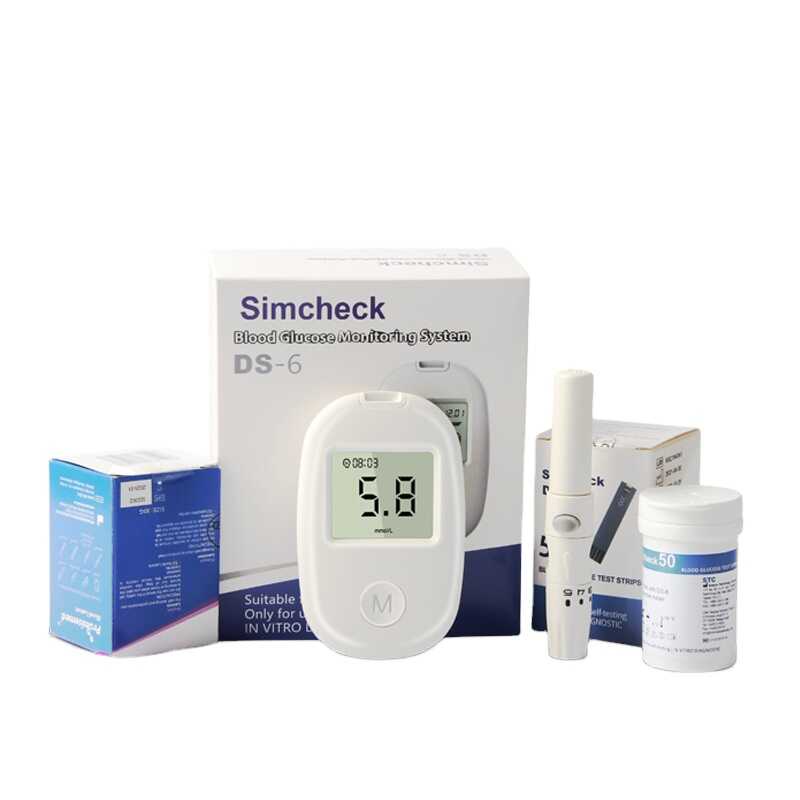 Blood Meter Device International LCD Display Glucose Level Meters Kit ...
