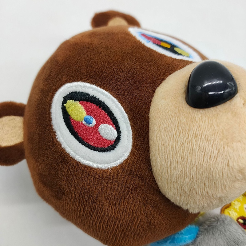 Kanye West Teddy Bear Toy 25-30cm Kanyes Same Toys Dropout Bear Brown ...