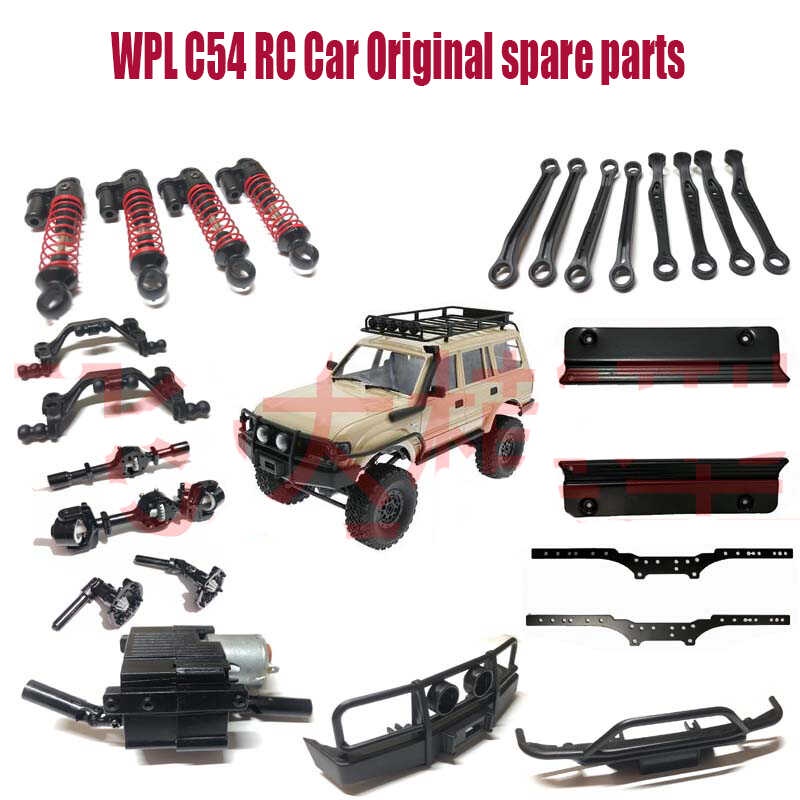 WPL C54 RC Car spare parts Tires Axle Bumper Pull Rod Seat Motor Shock ...